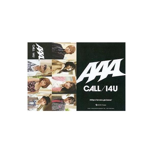 商品名：中古コレクションカード(男性) AAA/集合(7人)/バストアップ8分割/CD「CALL/I4U」共通店舗特典コレクションカード(男性)/CD「CALL/I4U」初回特典used0130_tradingcard