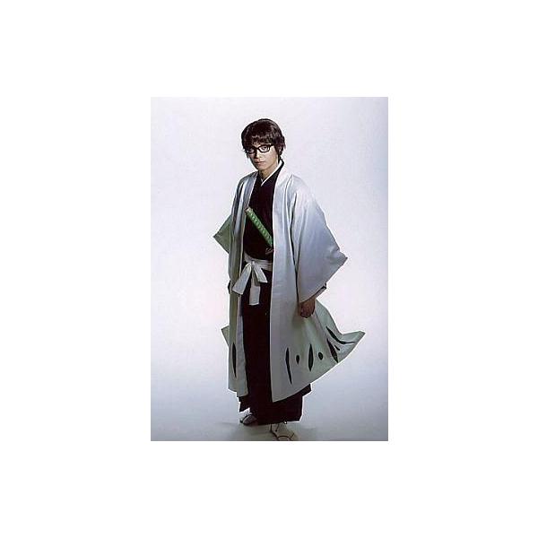 商品名：中古生写真(男性) 大口兼悟(藍染惣右介)全身・背景白・キャラクターショット/ROCK MUSICAL BLEACH the LIVE 卍解SHOW code001生写真(男性)/俳優
