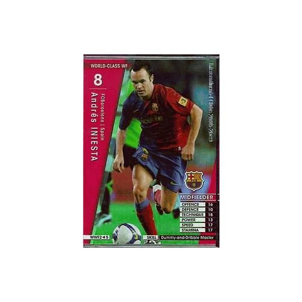 商品名：中古WCCF WWF2/5[WORLD CLASS WF]：アンドレス・イニエスタWCCF/WORLD CLASS WF/MF/2008-2009分類：MF/レア度：WORLD CLASS WFシリーズ：2008-2009商品解説■...