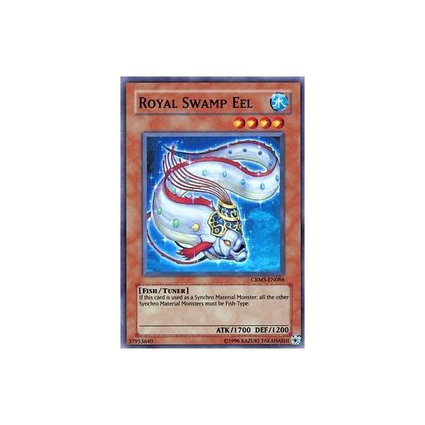 商品名：中古遊戯王 CRMS-EN086[SR]：Royal Swamp Eel/竜宮の白タウナギ遊戯王/SR/効果モンスター/英語版/Crimson Crisis分類：効果モンスター/レア度：SRシリーズ：英語版/Crimson Cris...