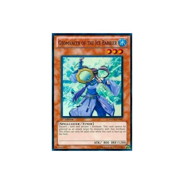 商品名：中古遊戯王 HA02-EN047[SR]：Geomancer of the Ice Barrier/氷結界の風水師遊戯王/SR/効果モンスター/英語版/Hidden Arsenal 2分類：効果モンスター/レア度：SRシリーズ：英語...