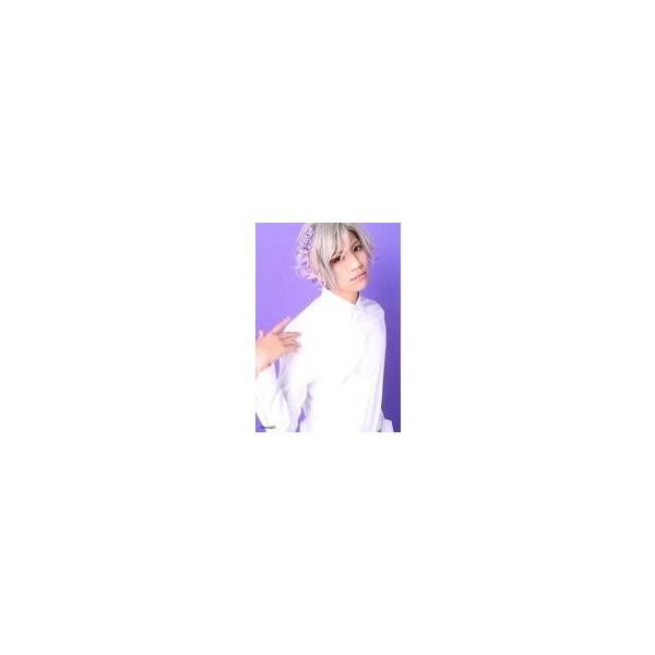 商品名：中古生写真(男性) 三谷怜央(桜庭涼太)/上半身・右手肩・背景紫・キャラクターショット/藤衣装/「2.5次元ダンスライブ『ALIVESTAGE』 Episode 1 Let us go singing as far as we go...