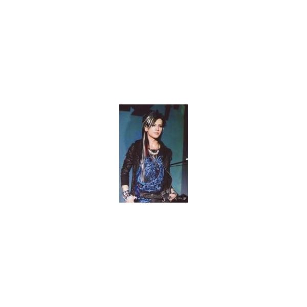 商品名：中古生写真(男性) Sixh./IBI/ライブフォト・上半身・衣装黒・青・両手親指ポケット・背景青/公式生写真生写真(男性)/デザイナー/ヴィジュアル系バンド/Sixh.