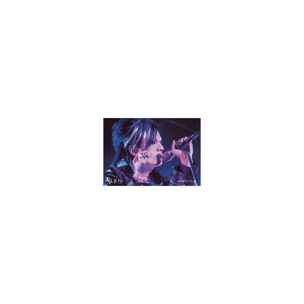 商品名：中古生写真(男性) Sixh./IBI/ライブフォト・横型・バストアップ・衣装黒・右手グー・左手スタンドマイク・顔右向き・ライト青・背景黒/公式生写真生写真(男性)/デザイナー/ヴィジュアル系バンド/Sixh.