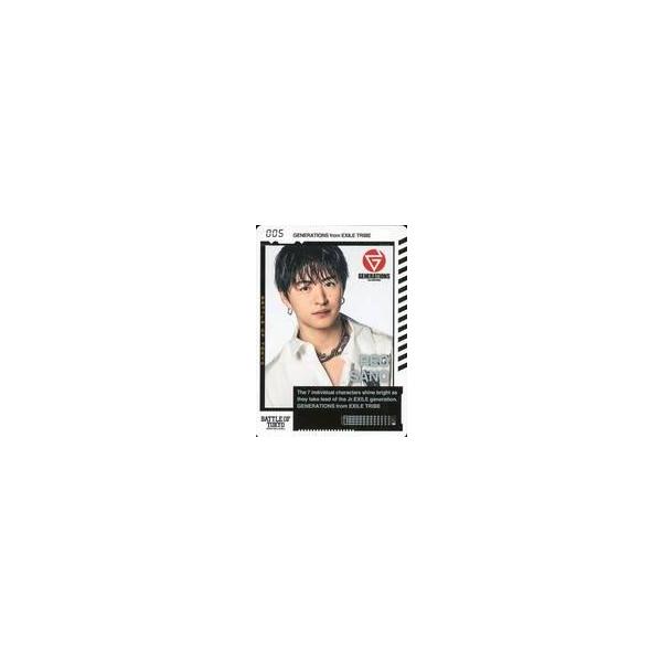 商品名：中古コレクションカード(男性) 005：GENERATIONS from EXILE TRIBE/佐野玲於/「BATTLE OF TOKYO 〜ENTER THE Jr.EXILE〜」BOTカードコレクションカード(男性)/「BAT...