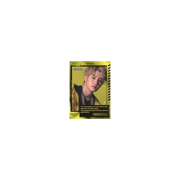 商品名：中古コレクションカード(男性) 037：JIGGY BOYS/松井利樹(X)/「BATTLE OF TOKYO 〜ENTER THE Jr.EXILE〜」BOTカードコレクションカード(男性)/「BATTLE OF TOKYO 〜E...