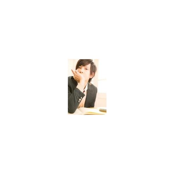商品名：中古生写真(男性) 財木琢磨/上半身・衣装ベージュ・白・赤・黒・制服・右手顎・ペン/「JUNON 2018年3月号×コンビニプリント」生ブロマイド生写真(男性)/俳優