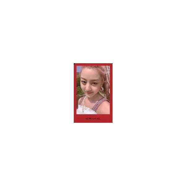商品名：中古コレクションカード(女性) TWICE/ジヒョ/赤枠・下部タイトルロゴ/CD「MORE ＆ MORE」付属フォトカードコレクションカード(女性)/CD「MORE ＆ MORE」付属フォトカードused0130_tradingcard