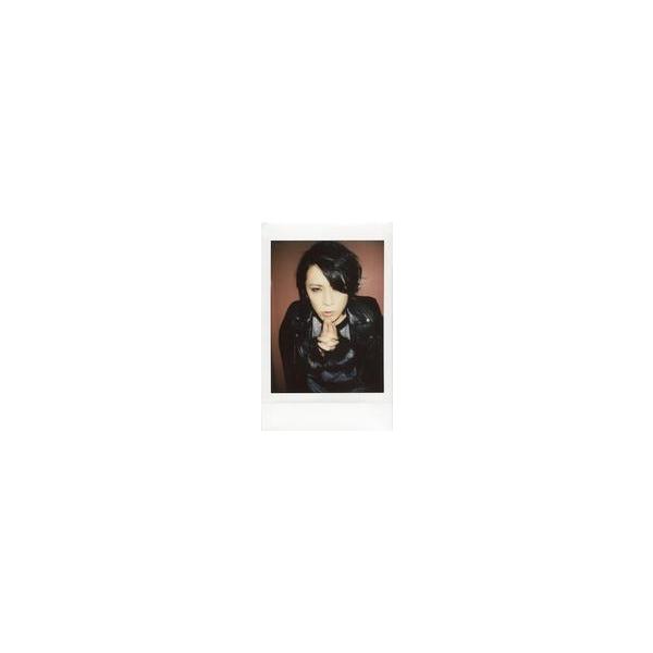 商品名：中古生写真(男性) Initial’L/緋遊/上半身・衣装黒.グレー・両手組み・両手人差し指立て・背景茶色/生チェキ生写真(男性)/ヴィジュアル系バンド/Initial’L