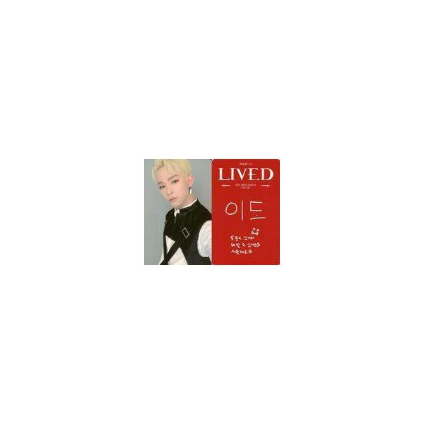 商品名：中古コレクションカード(男性) ONEUS/LEEDO(イド)/裏面赤・印刷サイン入り/CD「LIVED」封入特典フォトカードコレクションカード(男性)/CD「LIVED」封入特典フォトカードused0130_tradingcard