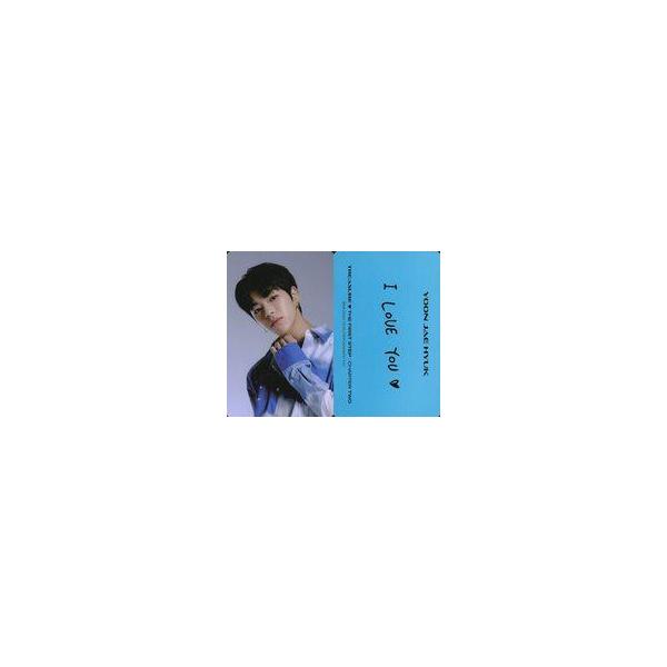 商品名：中古コレクションカード(男性) TREASURE/ユン・ジェヒョク /裏面印刷メッセージ入り/CD「THE FIRST STEP：CHAPTER TWO」(BLACK Ver.)封入特典フォトカードコレクションカード(男性)/CD「...