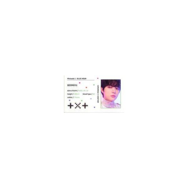 商品名：中古コレクションカード(男性) TOMORROW X TOGETHER/ボムギュ/クリアカード/CD「minisode1 ： Blue Hour」(VR Ver.)封入特典フォトカードコレクションカード(男性)/CD「minisod...