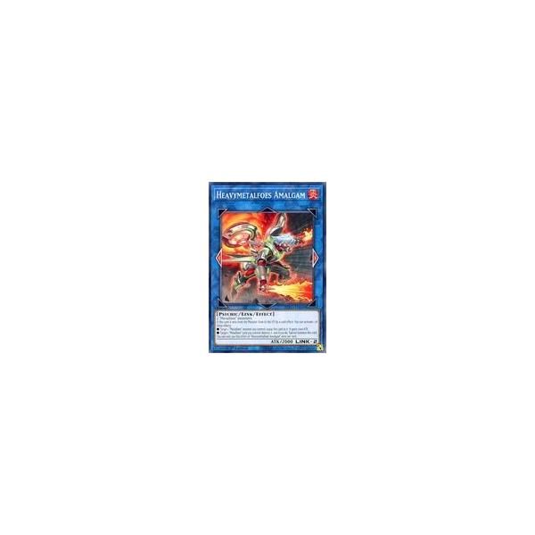 商品名：中古遊戯王 BLVO-EN049[N]：Heavymetalfoes Amalgam/ヘビーメタルフォーゼ・アマルガム遊戯王/N/リンクモンスター/英語版/Blazing Vortex分類：リンクモンスター/レア度：Nシリーズ：英語...