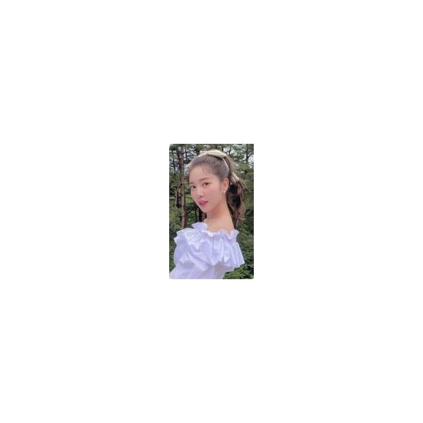 商品名：中古コレクションカード(女性) April/チェギョン(CHAE KYUNG)/裏面水色/CD「Summer Special Album ： Hello Summer」(Summer DAY ver.)封入特典フォトカード Self...