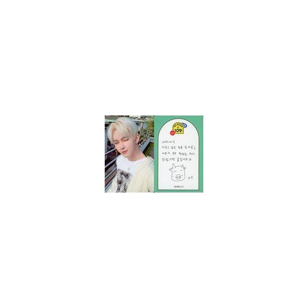 商品名：中古コレクションカード(男性) ONEUS/LEEDO(イド)/裏面印刷メッセージ入り/「ONEUS 2021 SEASON’S GREETINGS」封入フォトカードコレクションカード(男性)/「ONEUS 2021 SEASON’...