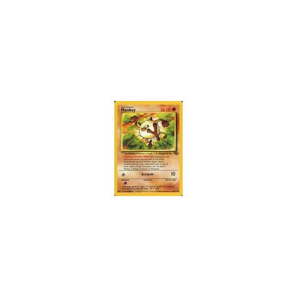 商品名：中古ポケモンカードゲーム 55/64[●]：Mankey/マンキーポケモンカードゲーム/●/闘/英語版/Jungle分類：闘/レア度：●シリーズ：英語版/Jungleused0130_tradingcard中古注意事項：・1st E...