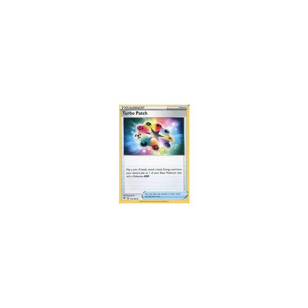 商品名：中古ポケモンカードゲーム 172/189[◆(U)]：Turbo Patch/ターボパッチポケモンカードゲーム/◆(U)/グッズ/英語版/Sword ＆ Shield-Darkness Ablaze分類：グッズ/レア度：◆(U)シリ...