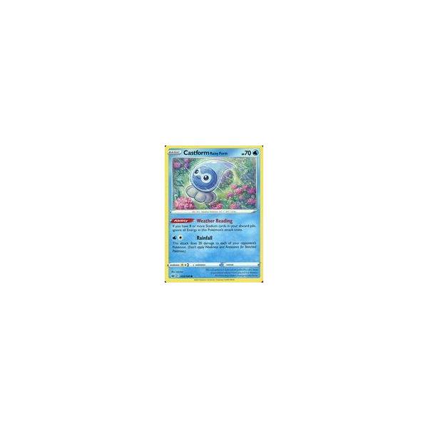 商品名：中古ポケモンカードゲーム 033/198[●(C)]：Castform Rainy Form/ポワルン あまみずのすがたポケモンカードゲーム/●(C)/水/英語版/Sword ＆ Shield-Chilling Reign分類：水/...
