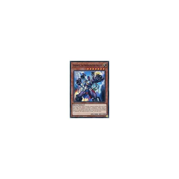 商品名：中古遊戯王 BACH-EN026[SR]：Epigonen the Impersonation Invader/模拘撮星人エピゴネン遊戯王/SR/効果モンスター/英語版/Battle of Chaos分類：効果モンスター/レア度：S...