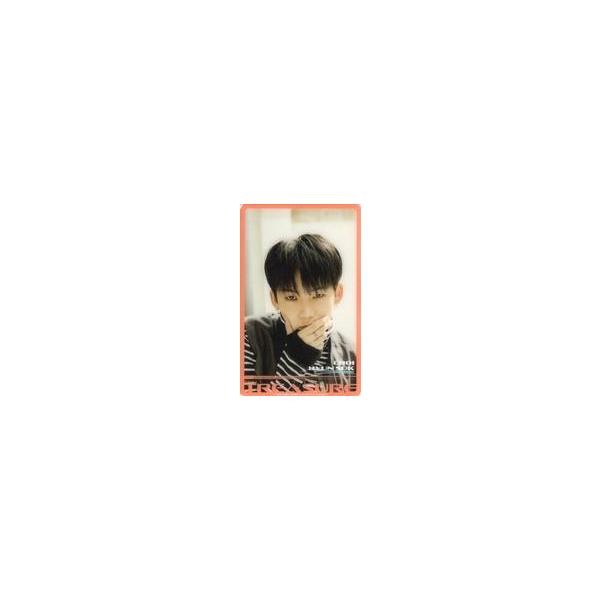商品名：中古コレクションカード(男性) TREASURE/チェ・ヒョンソク/CD「THE FIRST STEP ： CHAPTER THREE」mu-mo特典クリアトレカコレクションカード(男性)/CD「THE FIRST STEP ： C...