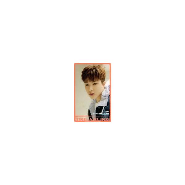 商品名：中古コレクションカード(男性) TREASURE/ソ・ジョンファン/CD「THE FIRST STEP ： CHAPTER THREE」mu-mo特典クリアトレカコレクションカード(男性)/CD「THE FIRST STEP ： C...