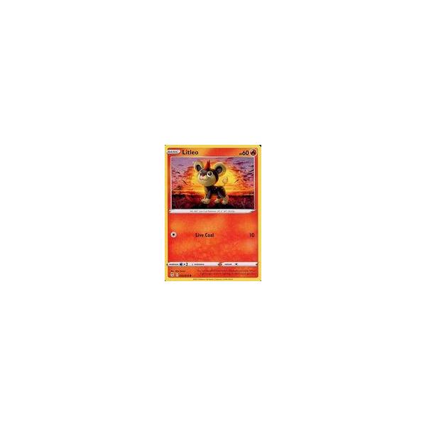 商品名：中古ポケモンカードゲーム 022/203[●(C)]：Litleo/シシコポケモンカードゲーム/●(C)/炎/英語版/Sword ＆ Shield-Evolving Skies分類：炎/レア度：●(C)シリーズ：英語版/Sword＆...