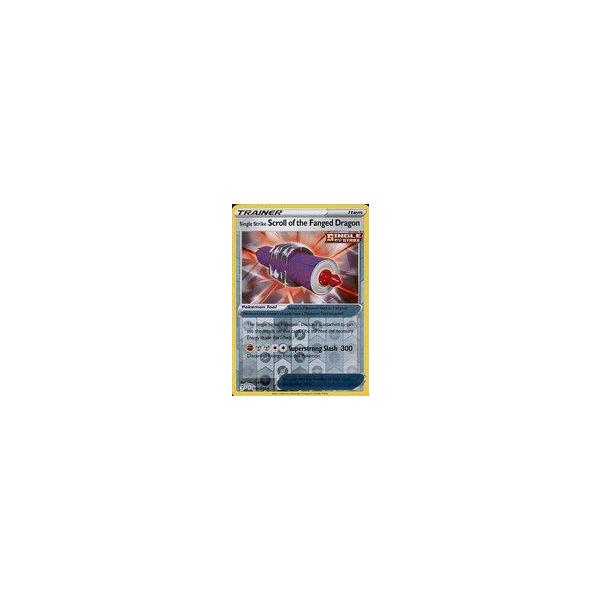 商品名：中古ポケモンカードゲーム 158/203[◆(U)]：(リバースホロ)Single Strike Scroll of the Fanged Dragon/いちげきの巻物 牙竜の巻ポケモンカードゲーム/◆(U)/グッズ/英語版/Swo...