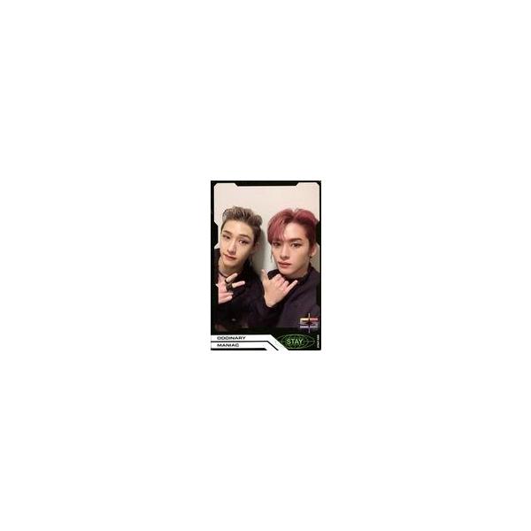商品名：中古コレクションカード(男性) Stray Kids/Bang Chan(バンチャン)・Lee Know(リノ)/裏面黒/CD「ODDINARY」初回限定封入特典トレーディングユニットフォトカードコレクションカード(男性)/CD「O...