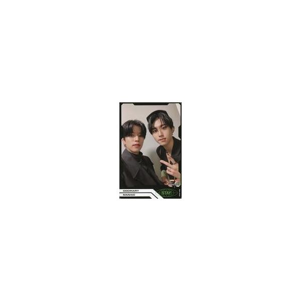 商品名：中古コレクションカード(男性) Stray Kids/HAN(ハン)・Seungmin(スンミン)/裏面黒/CD「ODDINARY」初回限定封入特典トレーディングユニットフォトカードコレクションカード(男性)/CD「ODDINARY...