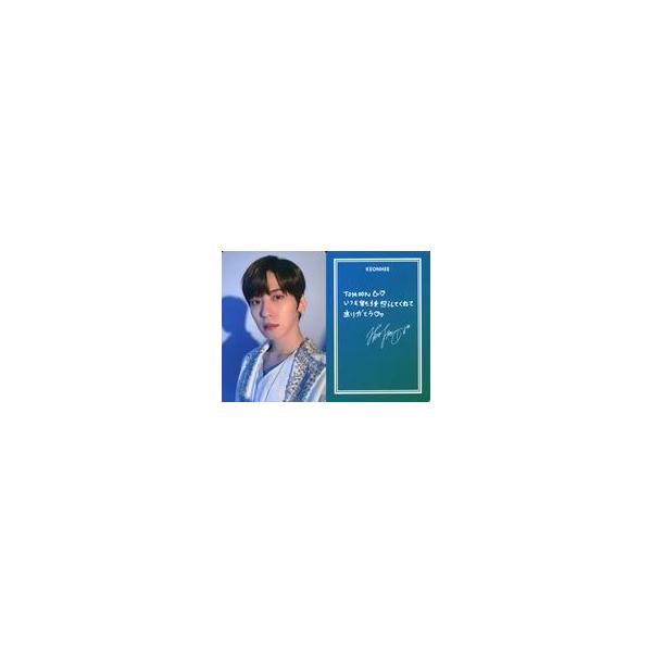 商品名：中古コレクションカード(男性) ONEUS/KEONHEE(コンヒ)/裏面印刷サイン・メッセージ入り/「ONEUS JAPAN DEBUT 2ND ANNIVERSARY GOODS」トレカコレクションカード(男性)/「ONEUS ...