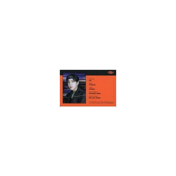 商品名：中古コレクションカード(男性) ATEEZ/ユノ(Yunho)/CD「THE WORLD EP.1 ： MOVEMENT」(Z Ver.)封入特典IDカードコレクションカード(男性)/CD「THE WORLD EP.1 ： MOVE...