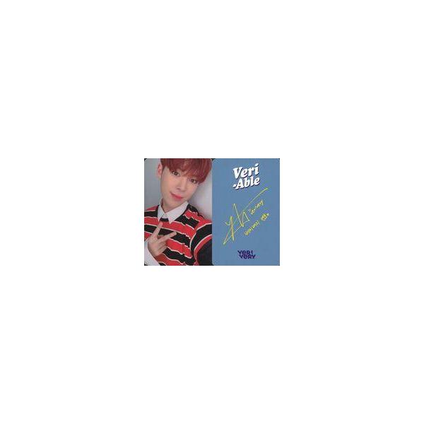 商品名：中古コレクションカード(男性) VERIVERY/ヨノ(Yeonho)/裏面水色・印刷サイン入り/CD「VERI-ABLE」(OFFICIAL ver.)封入特典フォトカードコレクションカード(男性)/CD「VERI-ABLE」(O...