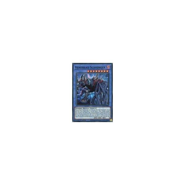 商品名：中古遊戯王 POTE-EN040[SR]：Vendread Scavenger/ヴェンデット・スカヴェンジャー遊戯王/SR/儀式モンスター/英語版/Power of the Elements分類：儀式モンスター/レア度：SRシリーズ...