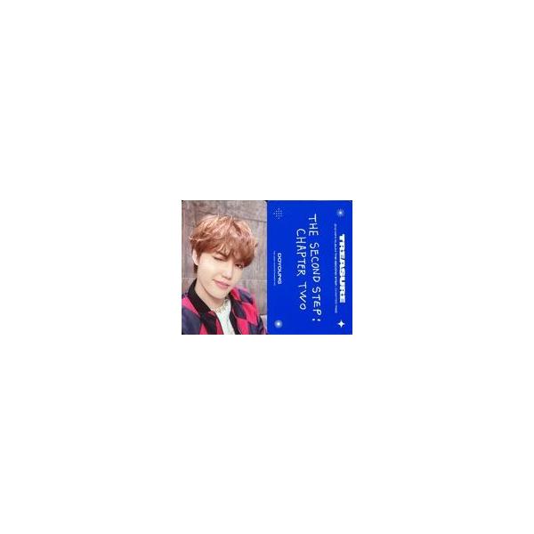 商品名：中古コレクションカード(男性) TREASURE/ドヨン/裏面青・印刷メッセージ入り/CD「THE SECOND STEP：CHAPTER TWO」 (Photobook：DEEP BLUE Ver.)封入特典ランダムセルフィーフォ...