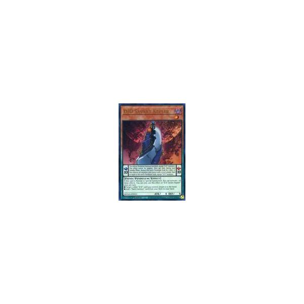 商品名：中古遊戯王 MAMA-EN053[UR]：D/D Savant Kepler/DD魔導賢者ケプラー遊戯王/UR/ペンデュラムモンスター/英語版/Magnificent Mavens分類：ペンデュラムモンスター/レア度：URシリーズ：...