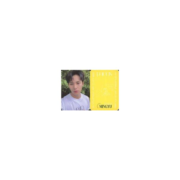 商品名：中古コレクションカード(男性) SEVENTEEN/MINGYU(ミンギュ)/裏面印刷サイン入り/「Dicon vol.12 SEVENTEEN 写真集 My Choice is… Specialバージョン」特典フォトカードコレクシ...