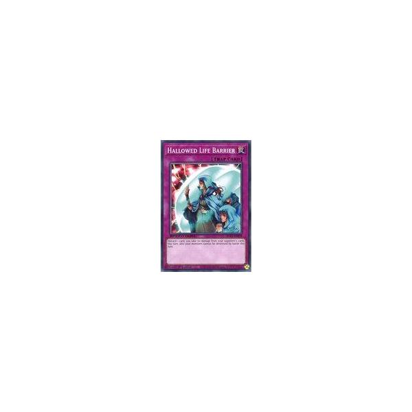 商品名：中古遊戯王 SGX1-ENE18[N]：Hallowed Life Barrier遊戯王/N/罠/英語版/Speed Duel GX： Duel Academy Box分類：罠/レア度：Nシリーズ：英語版/Speed Duel GX...