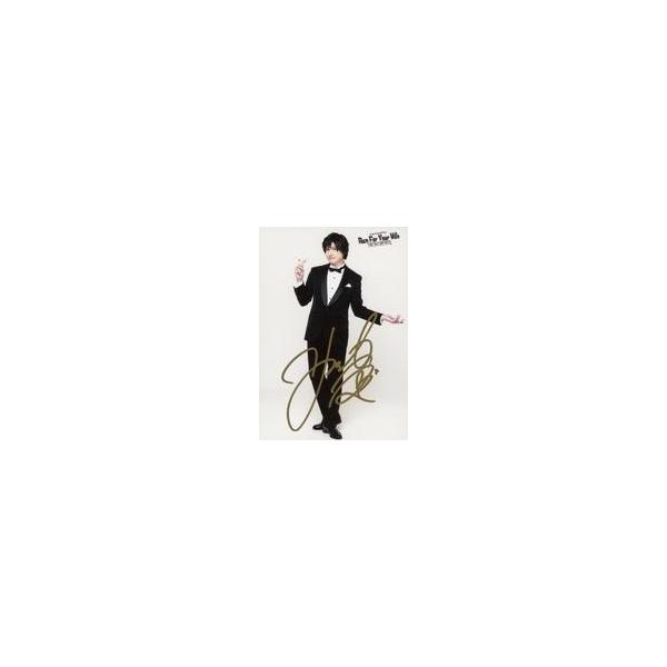 商品名：中古生写真(男性) ☆山本一慶(ジョン・スミス)/直筆サイン入り/舞台「RUN FOR YOUR WIFE」ブロマイド生写真(男性)/俳優