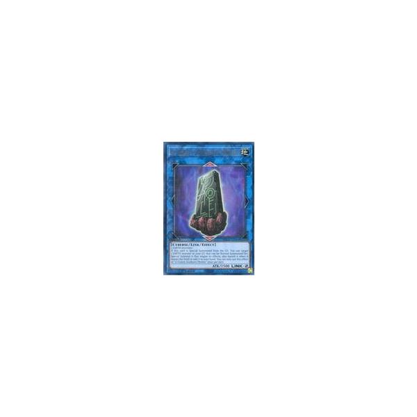 商品名：中古遊戯王 BLCR-EN043[UR]：G GOLEM STUBBORN MENHIR/Gゴーレム・スタバン・メンヒル遊戯王/UR/リンクモンスター/Battles of Legend：Crystal Revenge分類：リンクモ...