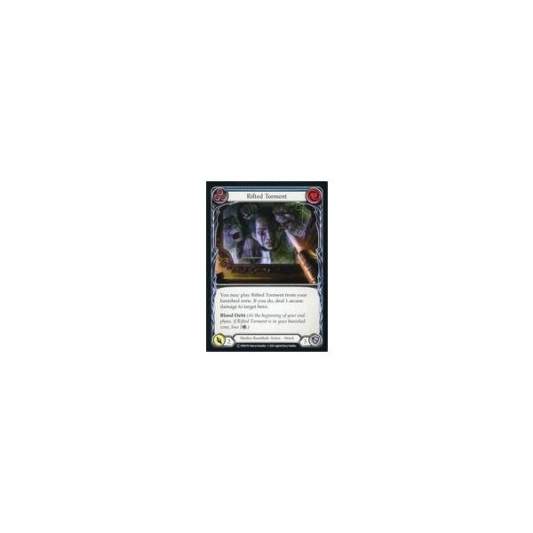 商品名：中古Flesh and Blood MON179[C]：Rifted Torment (3)Flesh and Blood/C/Shadow Runeblade/英語版/Monarch Unlimited Booster分類：Sha...