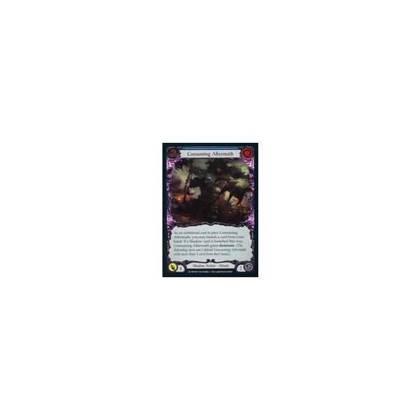 商品名：中古Flesh and Blood MON197[R]：(Rainbow Foil)Consuming Aftermath (3)Flesh and Blood/R/Shadow/英語版/Monarch Unlimited Boos...