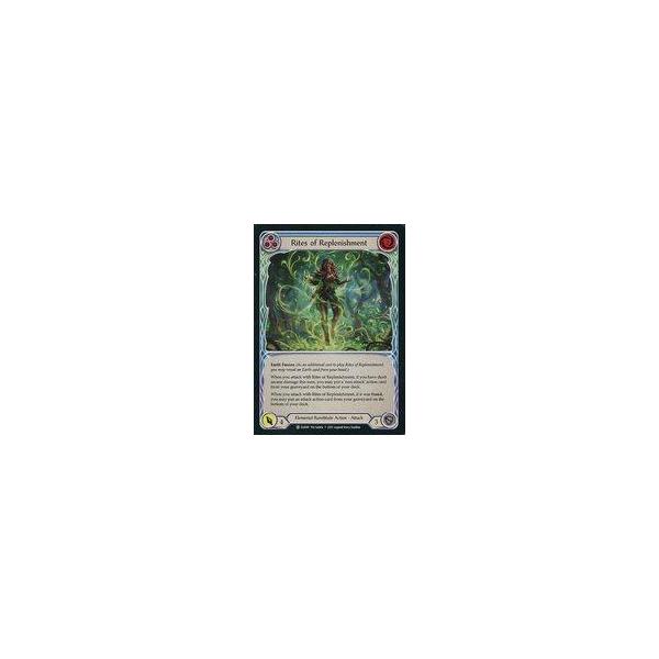 商品名：中古Flesh and Blood ELE081[C]：(Rainbow Foil)Rites of Replenishment (3)Flesh and Blood/C/Elemental Runeblade/英語版/Tales ...