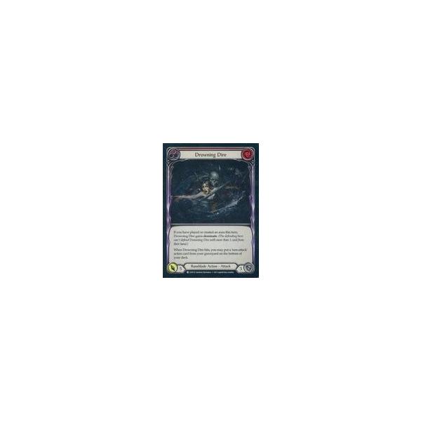 商品名：中古Flesh and Blood EVR110[C]：(Rainbow Foil)Drowning Dire (1)Flesh and Blood/C/Runeblade/英語版/Everfest分類：Runeblade/レア度：...