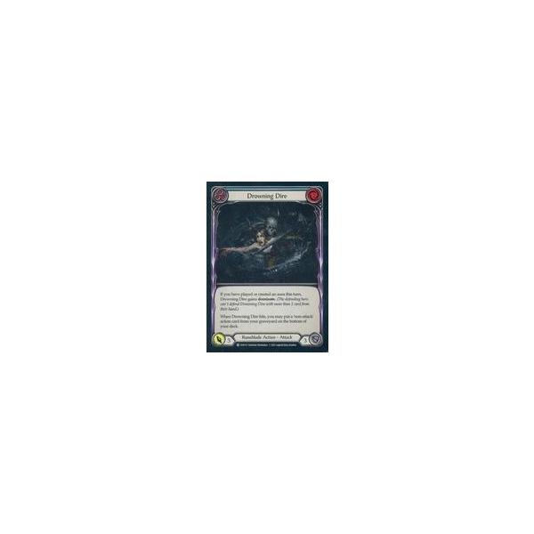 商品名：中古Flesh and Blood EVR112[C]：(Rainbow Foil)Drowning Dire (3)Flesh and Blood/C/Runeblade/英語版/Everfest分類：Runeblade/レア度：...