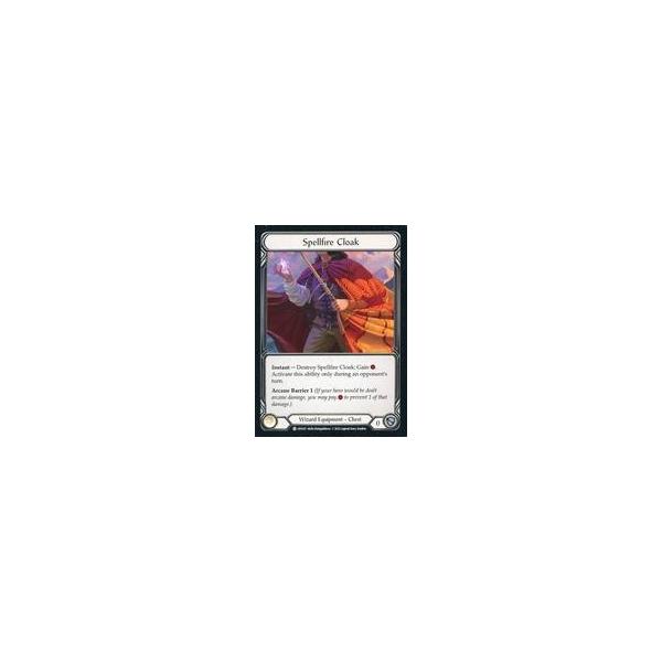 商品名：中古Flesh and Blood UPR167[C]：Spellfire CloakFlesh and Blood/C/Wizard/英語版/Uprising分類：Wizard/レア度：Cシリーズ：英語版/Uprising