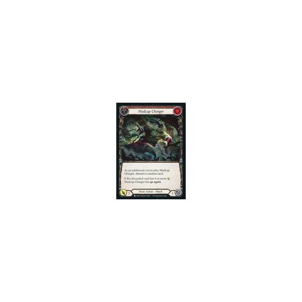 商品名：中古Flesh and Blood DYN016[C]：Madcap Charger (1)Flesh and Blood/C/Brute/英語版/Dynasty分類：Brute/レア度：Cシリーズ：英語版/Dynasty