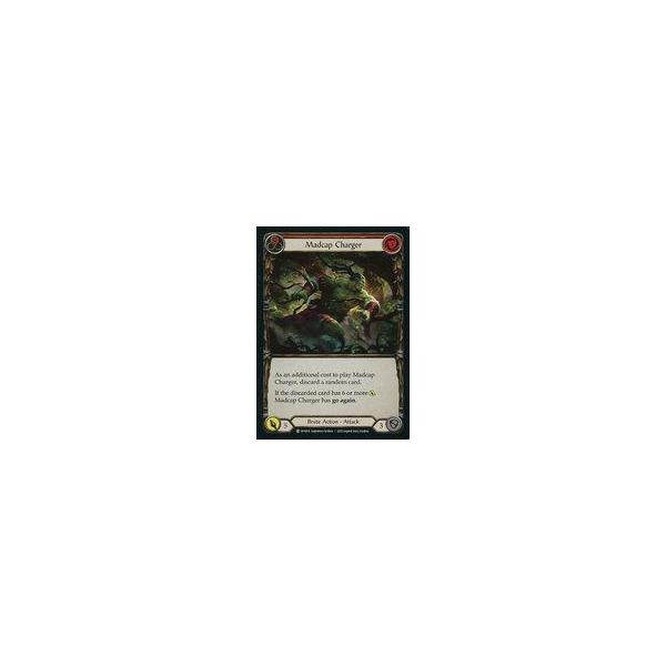 商品名：中古Flesh and Blood DYN016[C]：(Rainbow Foil)Madcap Charger (1)Flesh and Blood/C/Brute/英語版/Dynasty分類：Brute/レア度：Cシリーズ：英語...