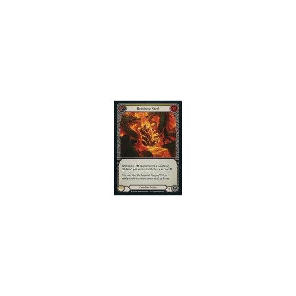 商品名：中古Flesh and Blood DYN040[C]：(Rainbow Foil)Reinforce Steel (2)Flesh and Blood/C/Guardian/英語版/Dynasty分類：Guardian/レア度：C...