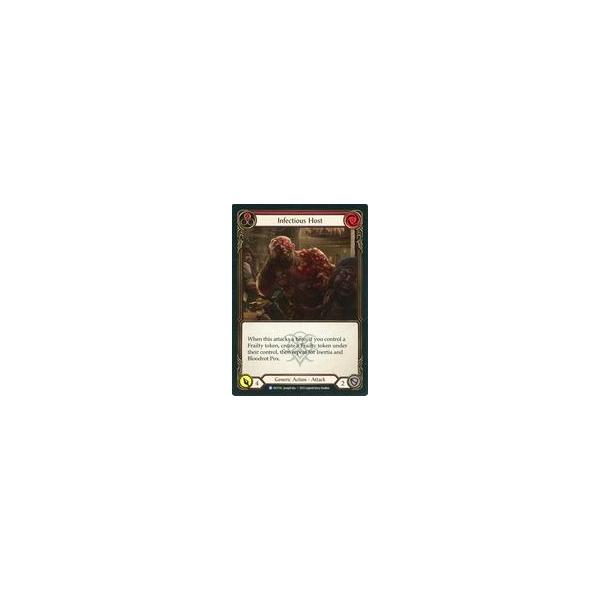 商品名：中古Flesh and Blood OUT192[R]：(Rainbow Foil)Infectious Host (1)Flesh and Blood/R/Generic/英語版/Outsiders分類：Generic/レア度：R...