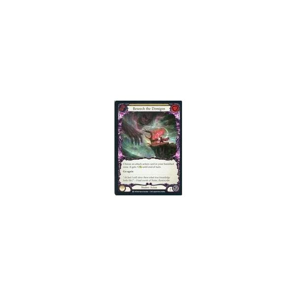 商品名：中古Flesh and Blood DTD188[C]：(Rainbow Foil)Beseech the Demigon (2)Flesh and Blood/C/Shadow/英語版/Dusk till Dawn分類：Shado...